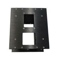China Black Anodized AL5052-H32 Aluminum Mounting Plate For Semiconductor Inspection Equipment for sale
