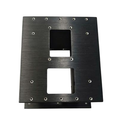 China Black Anodized AL5052-H32 Aluminum Mounting Plate For Semiconductor Inspection Equipment for sale