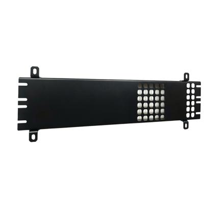 China SAE1008 Matte Black Aluminum Bracket Panel For Semiconductor Inspection Equipment for sale
