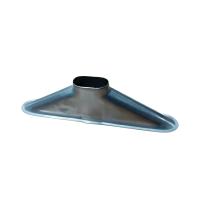 China Precision Stamped Triangular Funnel Component for sale