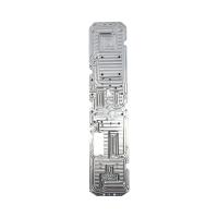 China Integrated Fastener Pattern Precision CNC Machined Liquid Cooling Cold Plate Milling Parts for sale