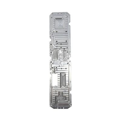 China Integrated Fastener Pattern Precision CNC Machined Liquid Cooling Cold Plate Milling Parts for sale