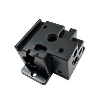 China Black Anodized Finish Precision CNC Machined Multi Axis Mounting Block Wear Resistance for sale