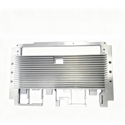 China High Density Fin Array Precision CNC Machined High Density Heat Sink Plate for sale