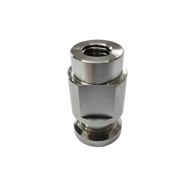 China Multi Axis Precision CNC Turned Threaded Adapter Fitting High Polish Surface Finishing for sale