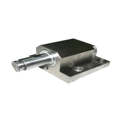 China Flanged Mounting Base Precision CNC Machined Sliding Pin Housing Block for sale