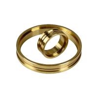 China Precision CNC Machined Brass Rings For Precision Bushings Sleeve Bearings for sale