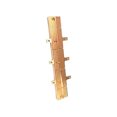 China Precision CNC Machined Copper Heat Sink for sale