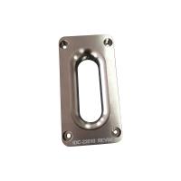 China Brushed Metal Finish Precision CNC Machined Slotted Mounting Plate for sale
