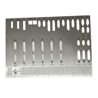 China Multi Port Interface Panel For Electronic Equipment Chassis Precision Sheet Metal Rear I/O Panel for sale