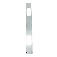 China Precision Sheet Metal Mounting Rail Elongated Panel With Dual Connector Cutouts for sale