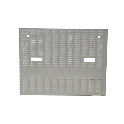China Precision Perforated Sheet Metal Ventilation Panel High Density Louvered Cover for sale