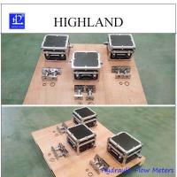 China Highland MYHT-1-5 Hydraulic Flow Meter 500L/min 420bar for Harvester Testing for sale