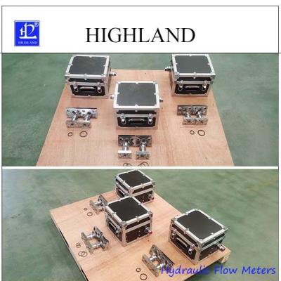 China Highland MYHT-1-5 Hydraulic Flow Meter 500L/min 420bar for Harvester Testing for sale