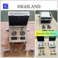 China HIGHLAND MYHT-1-5 Portable Hydraulic Flow Meter 500L/min 420 Bar Data Display for sale