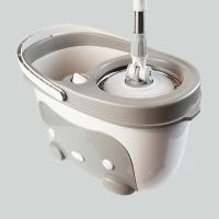 China Easywring Spin Mop & Bucket Floor Cleaning Microfiber Mop 48.5*30.5*27.5 CM for sale