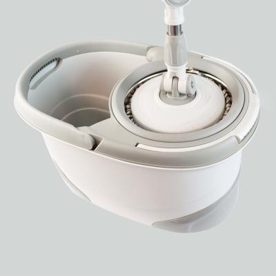 China Floor 360 Rotating Cleaning Microfiber Spinning Mop Bucket WS 8009 for sale