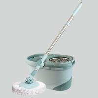 China WS 8009 Magic Spin Mop With 360 Rotating Head And Bucket Self Floor Cleaning Mop And Wringer Bucket Set For Home Cleaning for sale