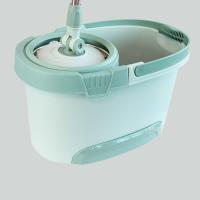 China Dual Drive Rotary Microfiber DJY 8010 Household Mop Bucket Telescopic Handle Easy Operation Hands Free for sale