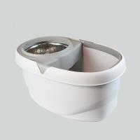 China Rotating Mop And Bucket Stainless Steel Extendable Handle Circular Floor Cleaning Mop for sale