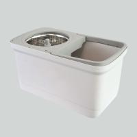 China Round Floor Cleaning Spin Mop Bucket Set 6L 46*25*24 CM With Mop Refill Replacement Parts for sale