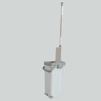 China Super Flat Squeeze Mop And Bucket 360 Degree 2 Sided Floor Cleaning Magic Mop With Squeeze Bucket for sale