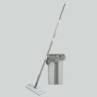 China Household 2-In-1 Microfiber Flat Mop With Bucket 360 Rotating Floor Cleaning 2.5kg for sale