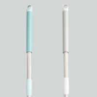 China Microfiber Hands Free Squeeze Mop Stainless Steel Handle Washable Wet Dry Rectangle Head Shape for sale