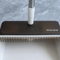 China Hair Floor Squeegee Broom Combination Cleaner Sweeper Foldable Broom & Dustpan Set for sale