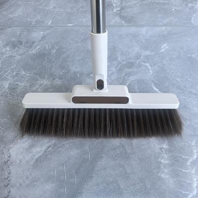 China Hair Floor Squeegee Broom Combination Cleaner Sweeper Foldable Broom & Dustpan Set for sale