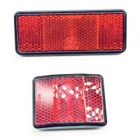 China Custom Motorcycle Reflex Reflector Red CQC GB11564 Screw M6x13mm 0.1 lb for sale