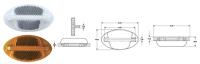 China Custom Mountain Bike Reflex Reflectors for sale