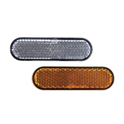 China Custom Scooter Reflex Reflectors E-Mark Amber White 5000 MOQ Durable Safety for sale