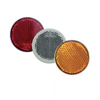 China Custom Scooter Reflex Reflectors E-Mark Amber White 5000 MOQ Durable Safety for sale