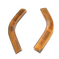 China Custom Scooter Reflex Reflectors E-Mark Amber White Double-Sided Adhesive 5000 MOQ for sale
