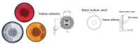 China Custom Electric Bicycle Reflex Reflectors for sale