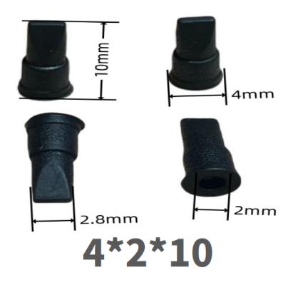 China 4*2*10MM Silicone / Fluoroelastomer Duckbill Valve Supplier for Medical, Consumer & Home Appliances High Flexibility Kbill Flange  ISO9001 10MM Duckbill Umbrella Valve for sale