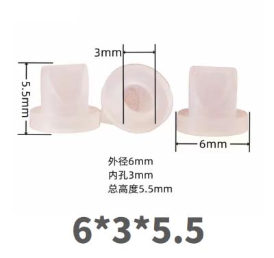 China 6*3*5.5mm Silicone / Fluoroelastomer Duckbill Valve Supplier for Medical, Consumer & Home Appliances 6mm Flanged Duckbill Check Valve UV Resistant Corrosion Resistant  Rubber Duck Valve for sale