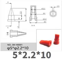 China 5*2.2*10mm Silicone / Fluoroelastomer Duckbill Valve for Medical Devices & Household Appliances for sale