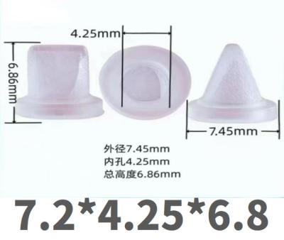 China 7.2*4.25*6.8mm Silicone / Fluoroelastomer Duckbill Valve Supplier for Medical, Consumer & Home Appliances Silicone Micro Duckbill Valve RoHS Platinum Cured  Diy Duckbill Valve for sale