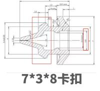 China 7*3*8mm Silicone / Fluoroelastomer Duckbill Valve for Medical Devices & Household Appliances for sale