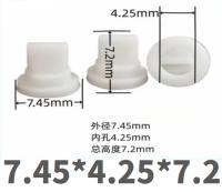China 7.45*4.25*7.2mm Silicone / Fluoroelastomer Duckbill Valve for Medical Devices & Household Appliances for sale