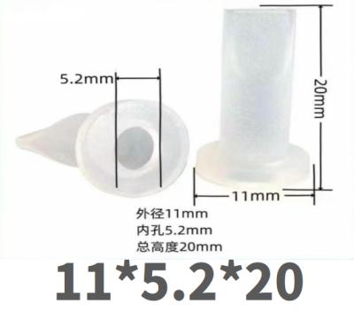 China 11×5.2×20mm Industrial Silicone Duckbill Check Valve Food Grade Micro Duckbill Valve for sale