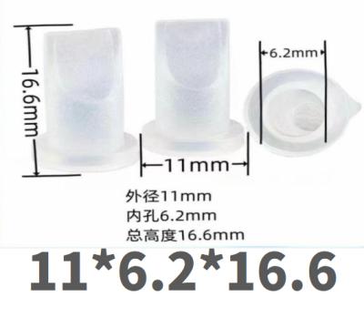 China 11×6.2×16.6mm Precision Engineered One Way Silicone Valve High Purity Silicone Umbrella Check Valve for sale