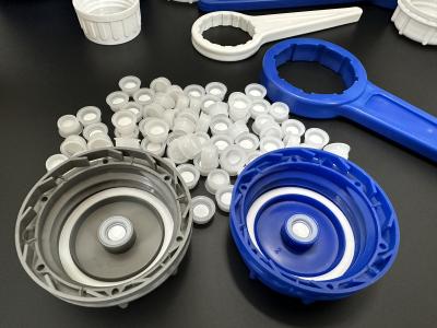China 53mm Chemical Drum Cover Pesticide Packaging Agrochemical Bottle  Plastic Screw Cap for sale