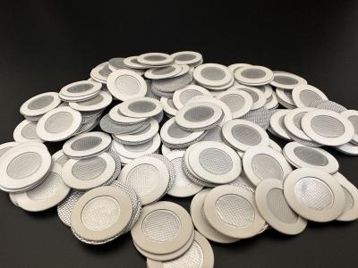 China 19.5mm OD × 12.5mm ID × 0.5mm Ring Universal Aluminum Foil Gasket for Laboratory Reagent Bottle Sealing for sale