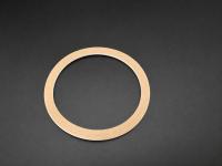 China 0.5–4.0 mm Custom PE-Laminated PTFE Membrane Double-Ring Gasket for Chemical Drum Lid Sealing for sale