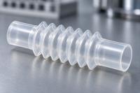 China 30 × Ø13.44 mm Medical-Grade VMQ Silicone Bellows Tube for Medical Devices and Precision Equipment for sale