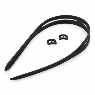 China Custom Silicone Dual-Strap Swimming Goggles Strap with Adjustable Buckles for Professional and Recreational Swimwear for sale