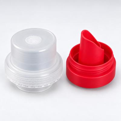 China 57 mm Vented Laundry Detergent Pail Cap with Breathable Membrane for Household Chemical Packaging for sale